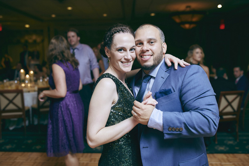 guests at Woodmere Club wedding