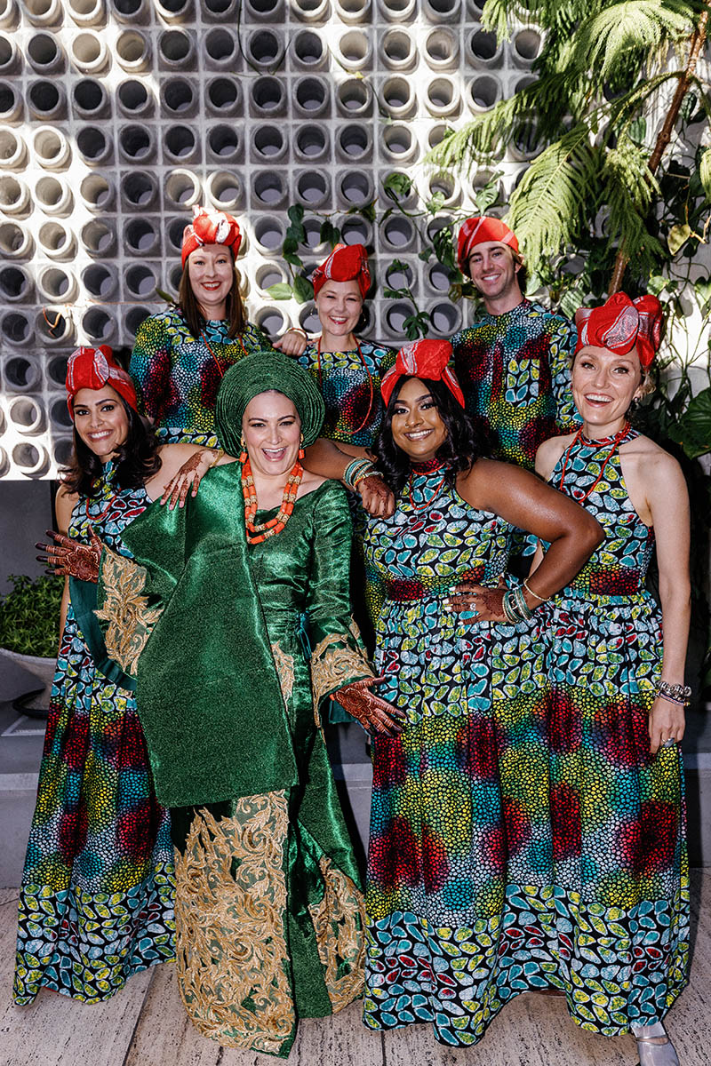 Nigerian bridesmaids